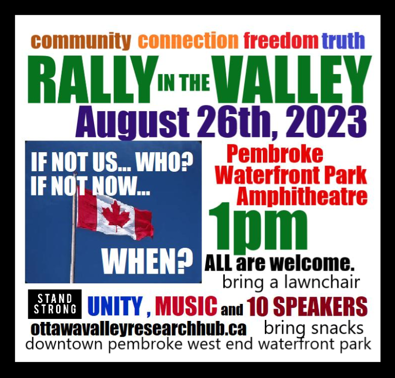 Aug 26 – Pembroke, BC – Rally in the Valley – Freedom Rising